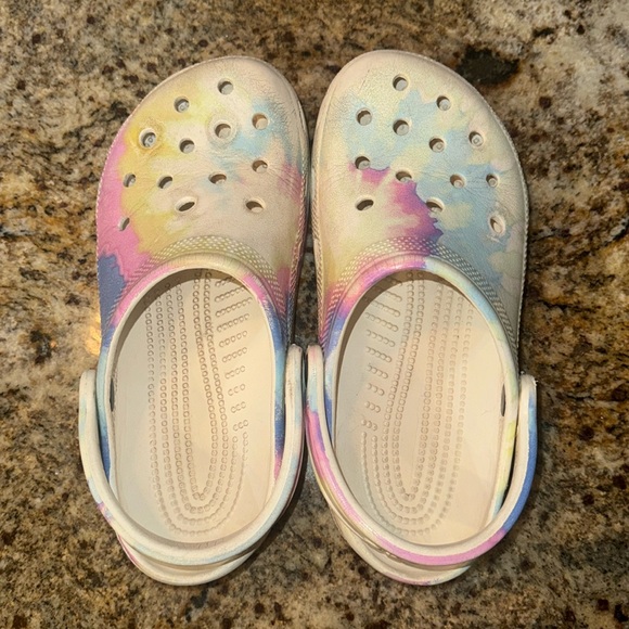 CROCS | Shoes | Crocs Tie Dye Size J5 Big Kids | Poshmark